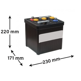 Kjøp Ford A batteri 6V 84Ah