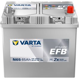 Kjøp Varta Blue Dynamic EFB N65 - 12V 65Ah (Start-Stop bilbatteri)